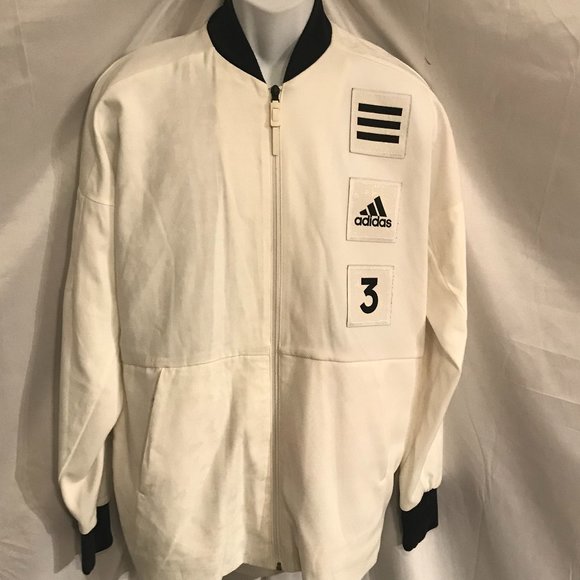 adidas | Jackets & Coats | Adidas Three Patched Special Cut Activewear ...